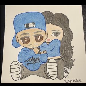 Other | Custom Hand Made Couples Drawings | Poshmark
